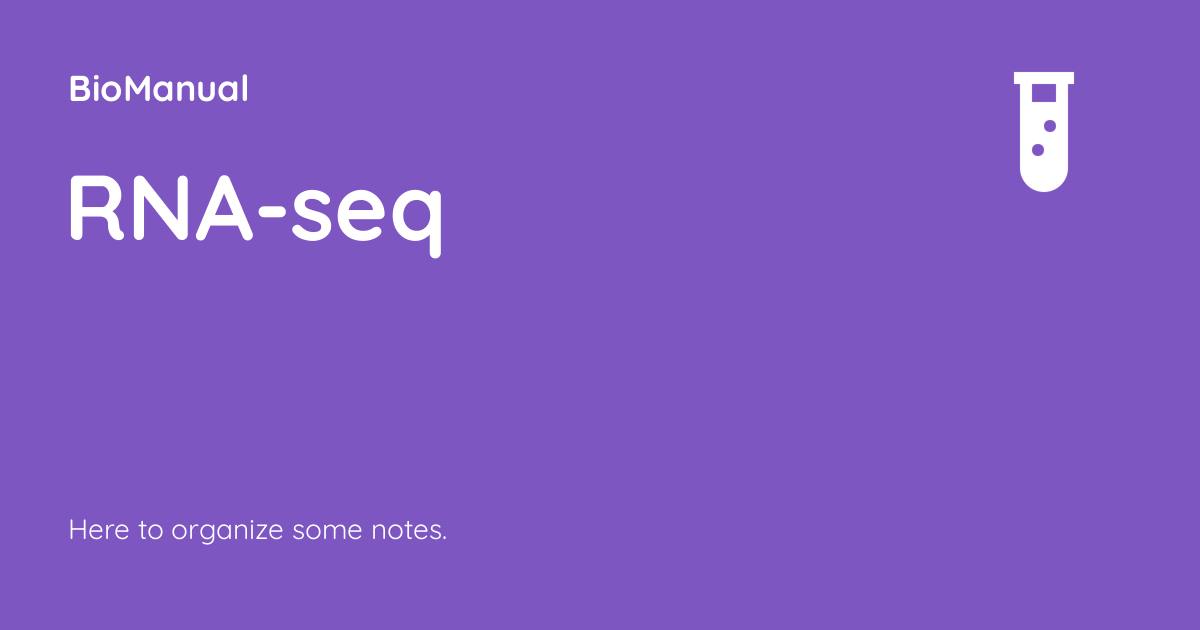 RNA-seq - BioManual